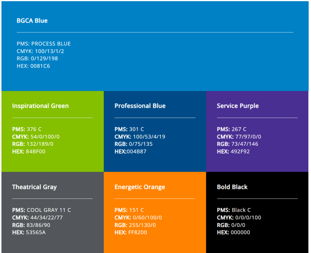 BGCUV Branding Guides – Boys & Girls Clubs of the Umpqua Valley